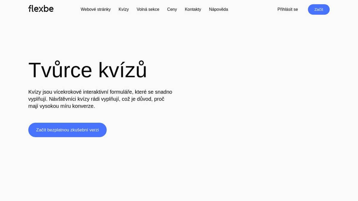 Tvůrce kvízů – Flexbe